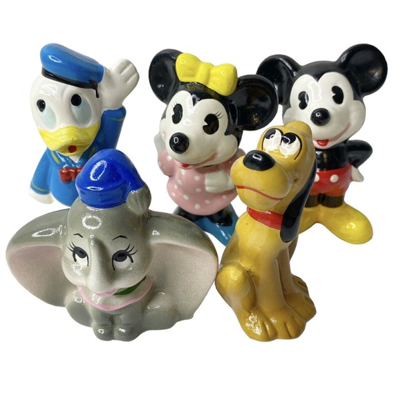 Disney | Other | Vintage Walt Disney Productions 981 Dumbo Pluto Donald ...